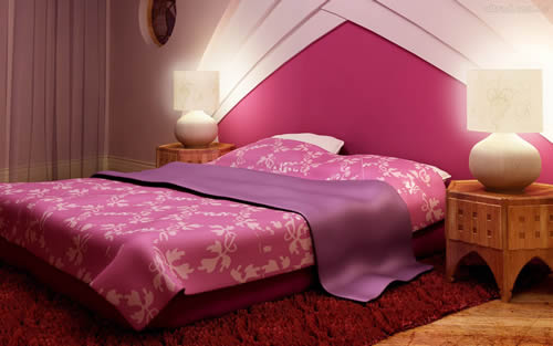 Cama Rosa – Decoração