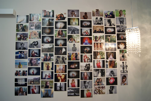 Mural de Fotos na Parede – Decoração