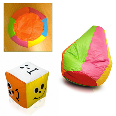 Puffs Coloridos – Decoração